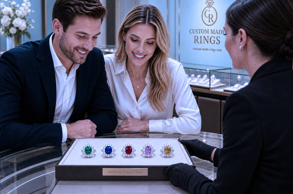 Best Custom Unique Diamond & Gemstone Engagement Rings – Custom Made Rings
