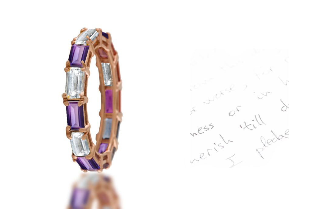 Best Custom Purple Sapphire Diamond Eternity Ring 2025 – Custom Made Rings